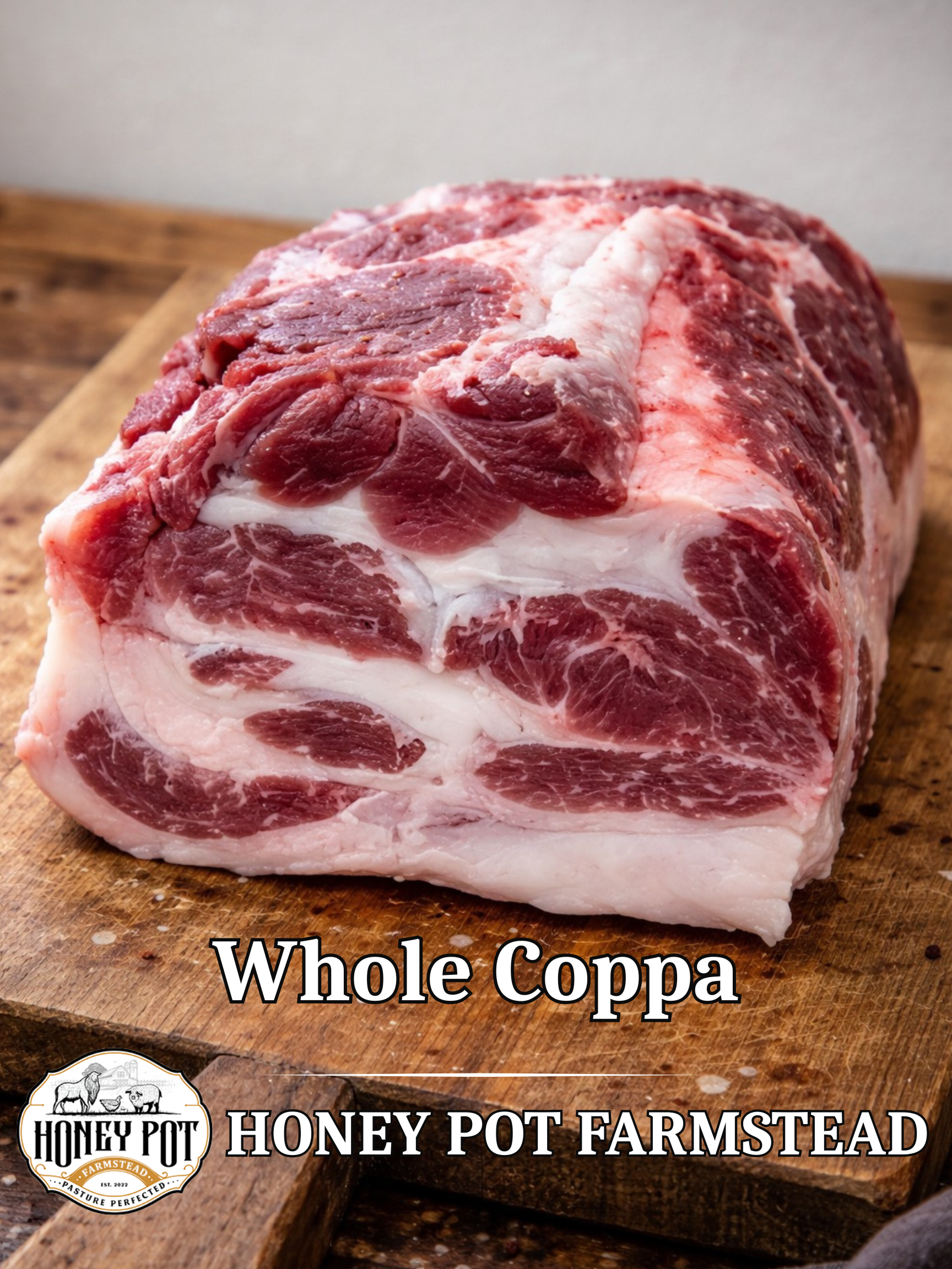 Whole Coppa Roast – Mangalitsa Pork | Honey Pot Farmstead – Honey Pot ...